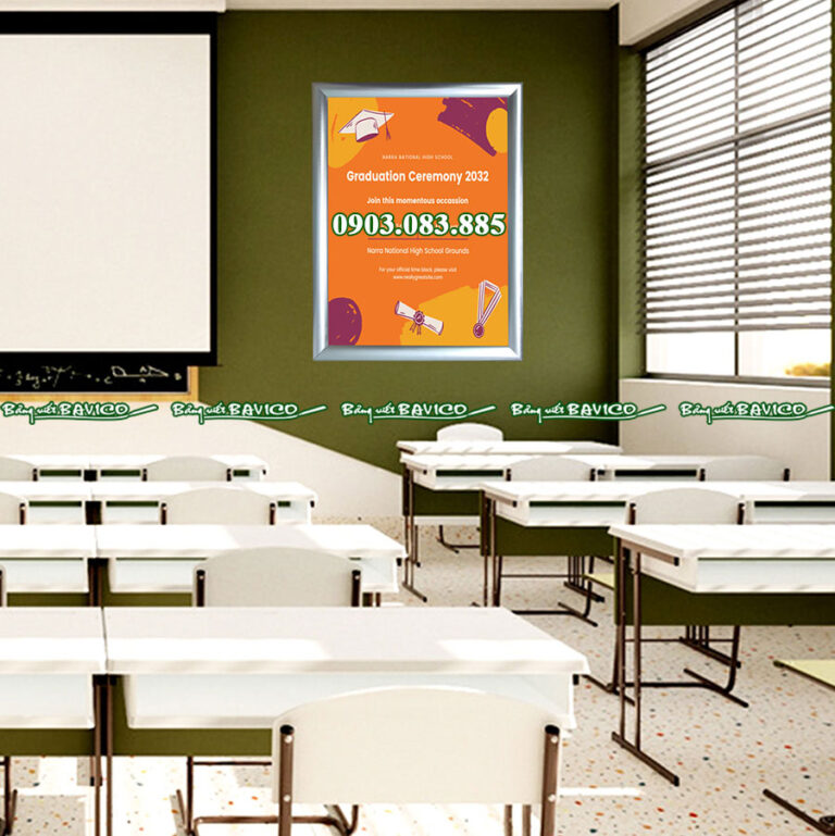 Bảng Poster treo tường thương hiệu Bavico - Bảng Viết Bavico